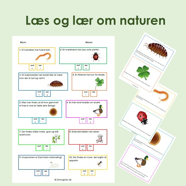 Læs og lær om naturen